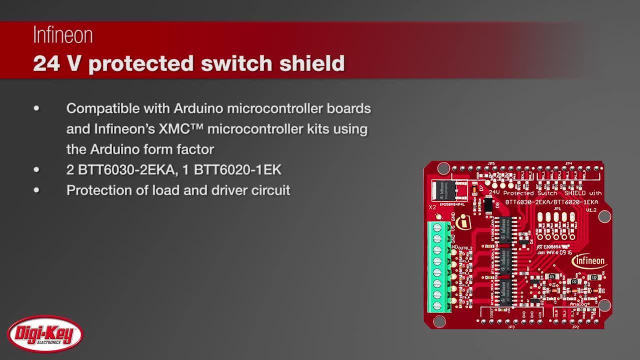 24 V Protected Switch Shield - Infineon Tech | DigiKey