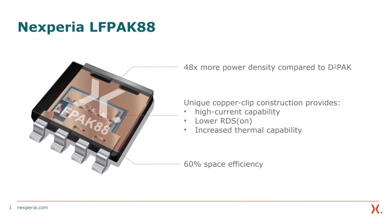 Nexperia's new LFPAK88 MOSFET family | DigiKey