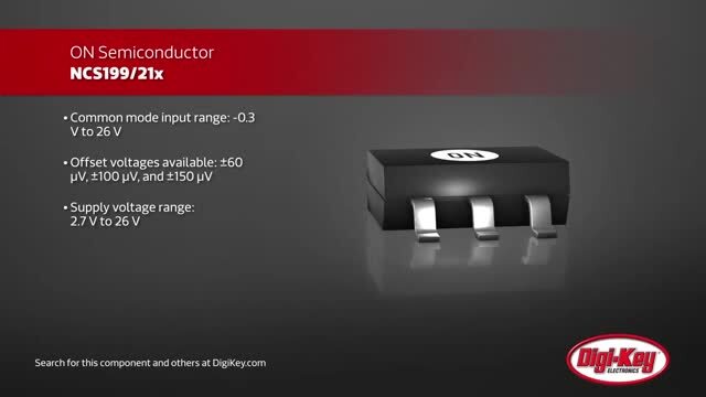 NCS199 and NCS21x Amplifiers - onsemi | DigiKey