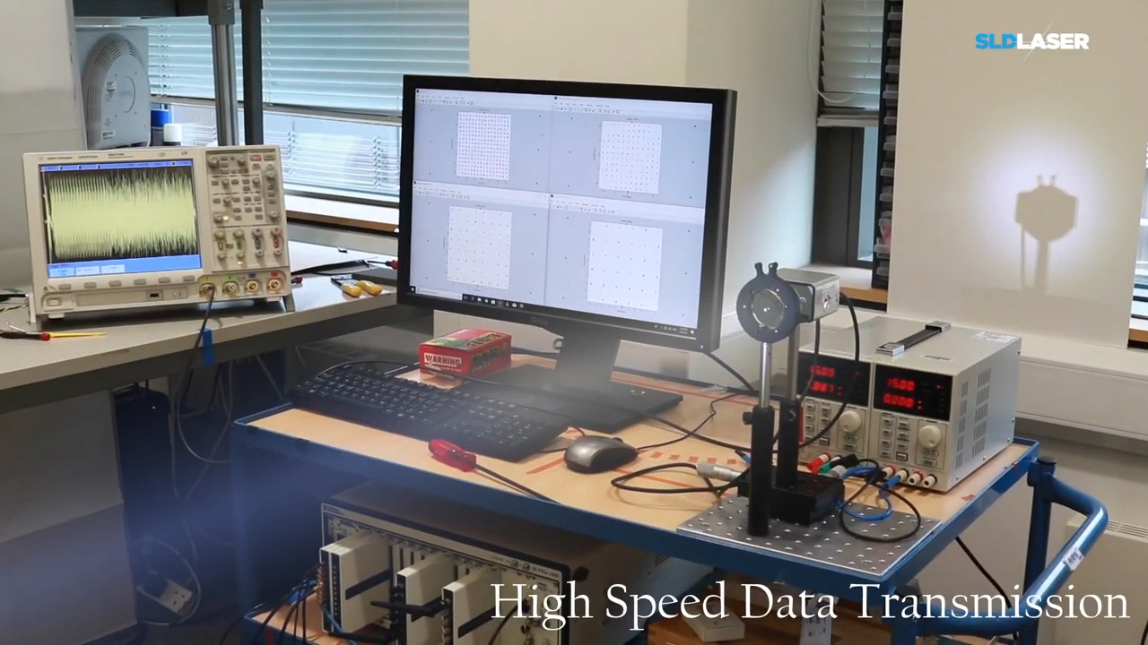 SLD Laser - LaserLight LiFi in action | DigiKey