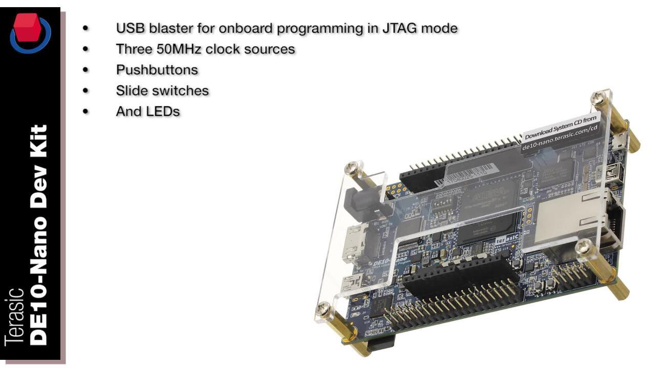 Terasic - DE10-Nano Dev Kit - Embedded World 2018 | DigiKey