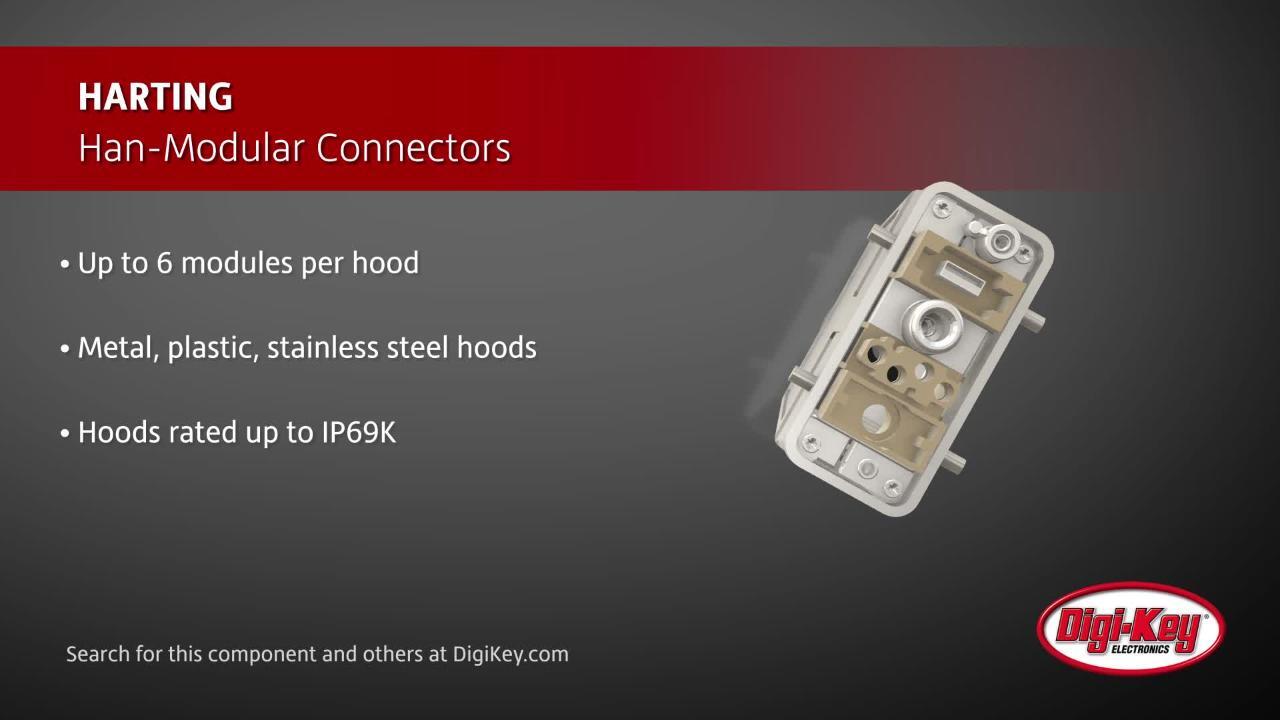 模組化連接器可節省空間並提供靈活性 | DigiKey