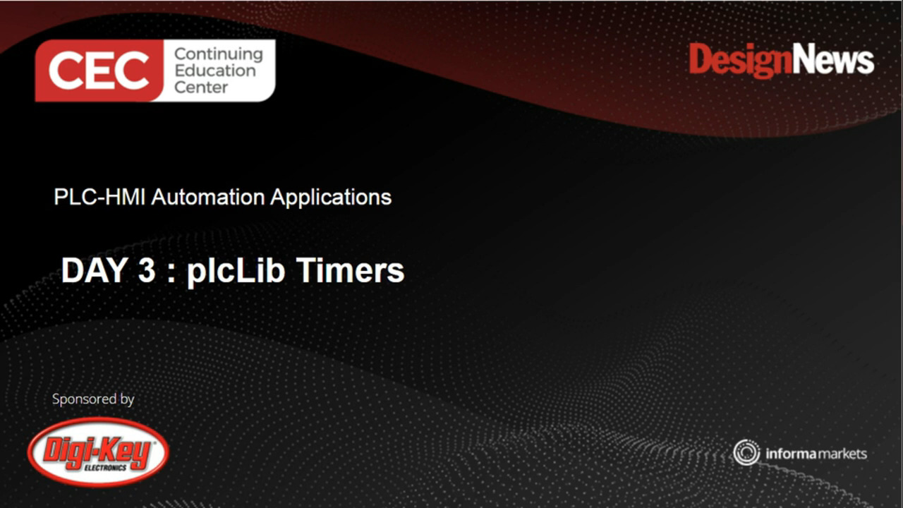 Plc Hmi Automation Applications Day 3 Digikey