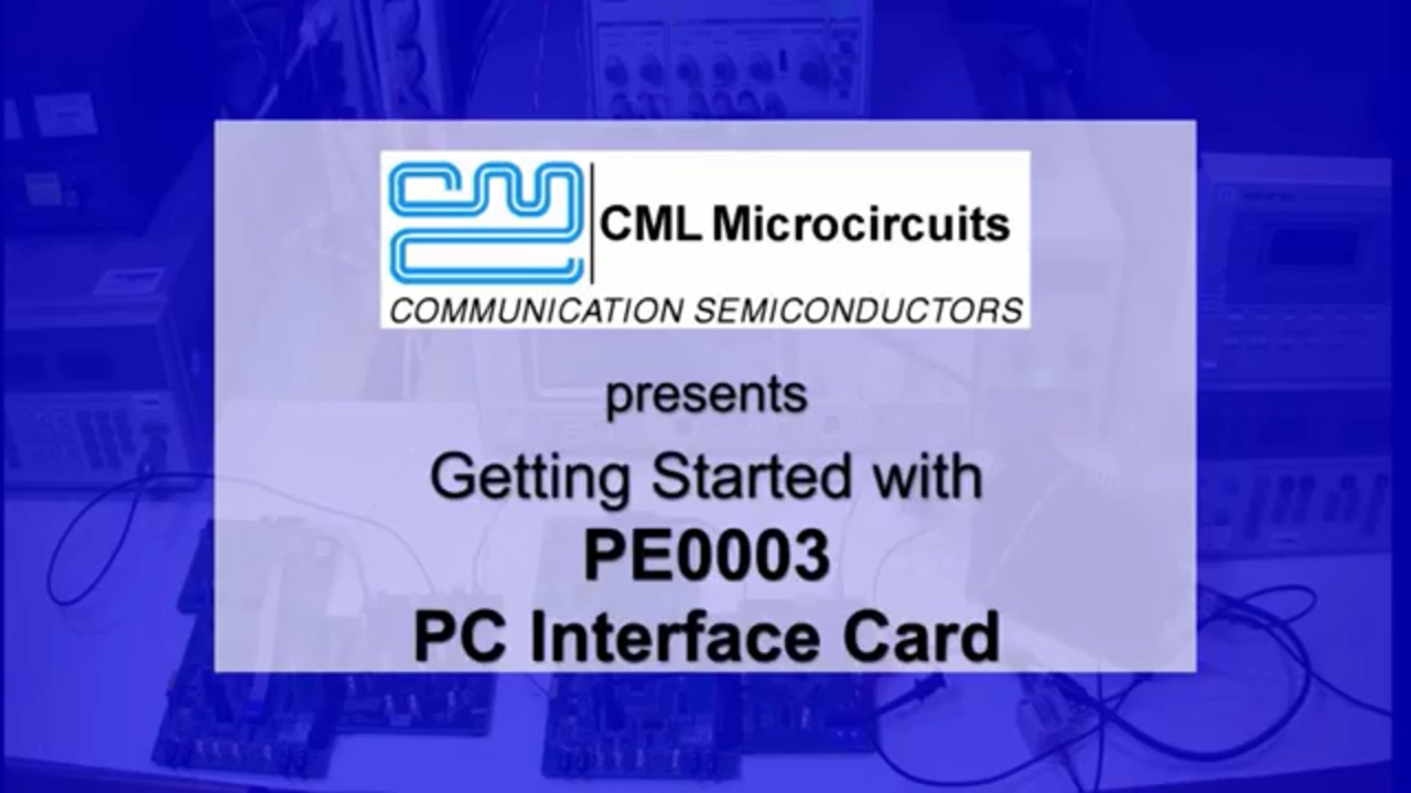 Getting Started With Pe0003 Pc Interface Card Digikey