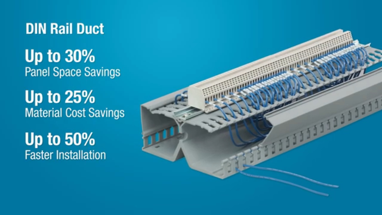 Panduit PanelMax DIN Rail Wiring Duct | DigiKey