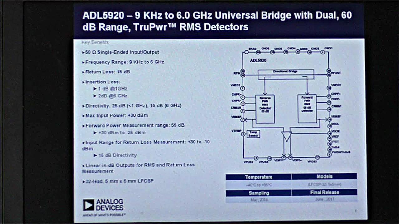 Broadband RF Power and Return Loss Measurement | DigiKey