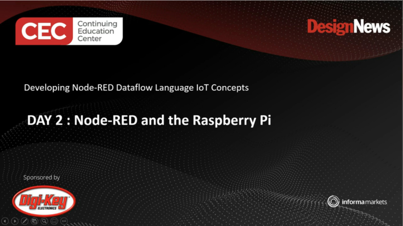 Developing Node-RED IoT Concepts Day 2 | DigiKey