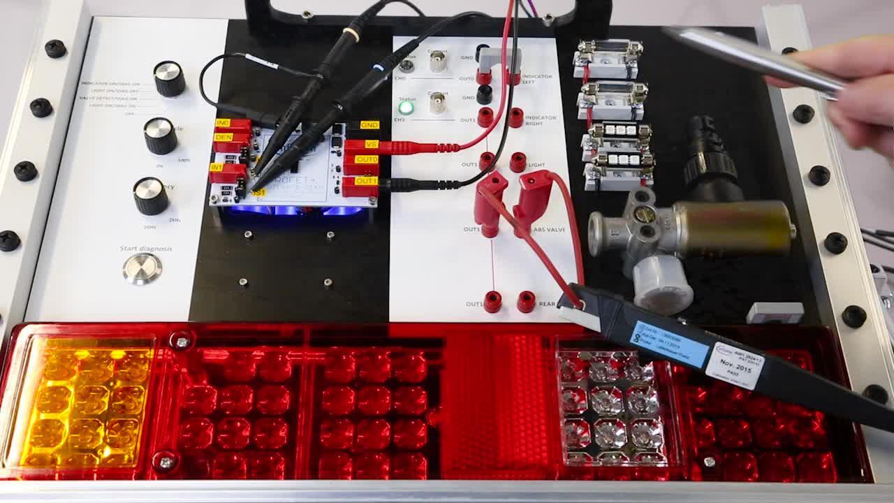 PROFET™+24 V BTF6070-2EKV application demonstration | DigiKey