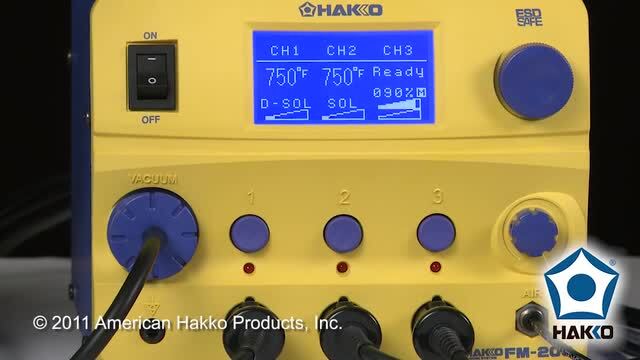 Hakko FM-206 — How To Change the Preset Labels by American Hakko | DigiKey