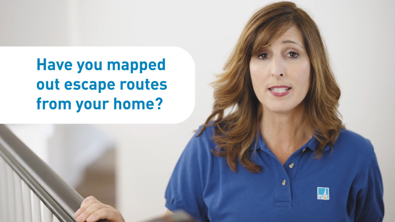 Have You Mapped Out Escape Routes From Your Home? - PG&E Safety Action ...