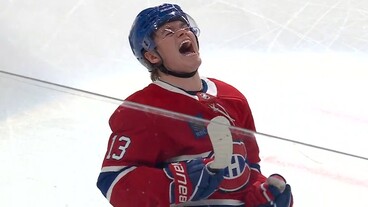 Canadiens' Cole Caufield scores in first game donning No. 13 - Sportsnet.ca