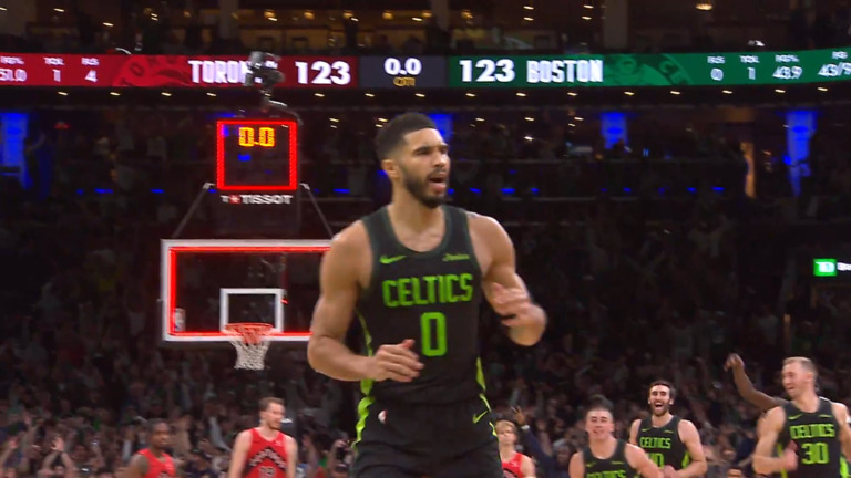 Tatum travelled before game-winning bucket against Raptors, NBA says ...