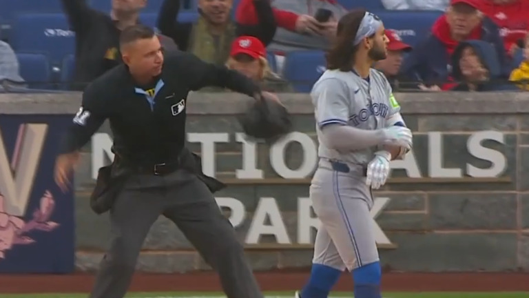 Blue Jays' Bichette ejected vs. Nationals after strikeout - Sportsnet.ca