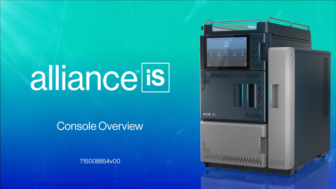Alliance iS HPLC System - Waters Videos