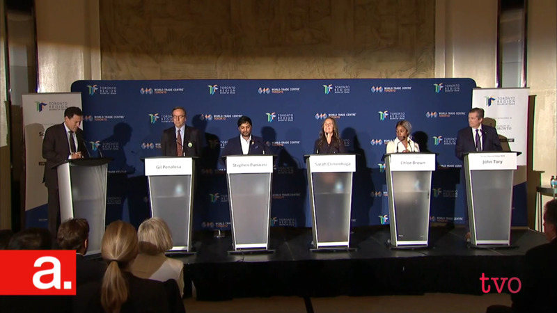 Highlights from Toronto Region Board of Trade Mayoral Debate | TVO Today