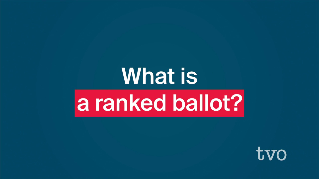 What is a ranked ballot? | TVO Today