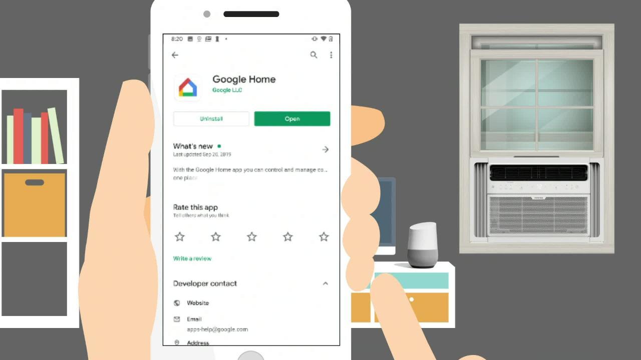 Toshiba 14,500 BTU 115-Volt Smart Wi-Fi Touch Control Window Air ...