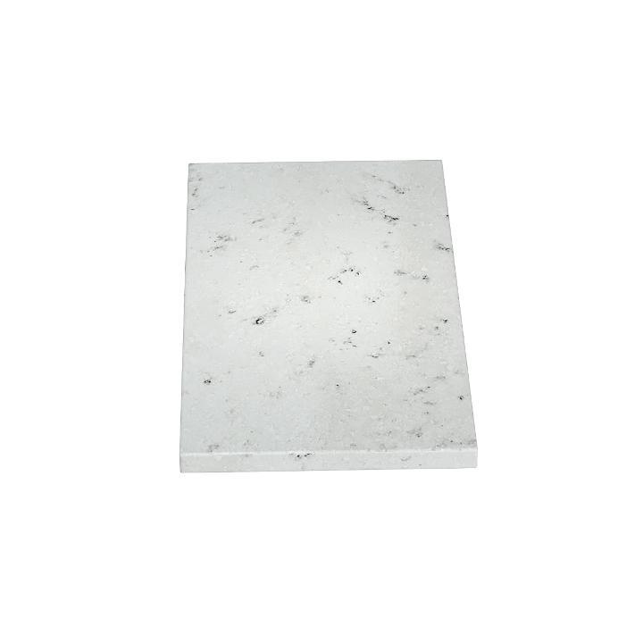 J Collection 12 in. W x 22 in. D Cultured Marble Slab Vanity Top in Icy ...