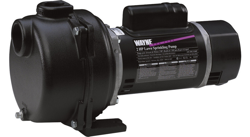 Wayne Self-Priming Centrifugal Cast Iron Lawn Sprinkler Water Pump ...