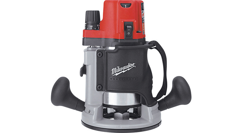 Milwaukee 2 1/4 HP Router, Electronic Variable Speed BodyGrip, Model ...