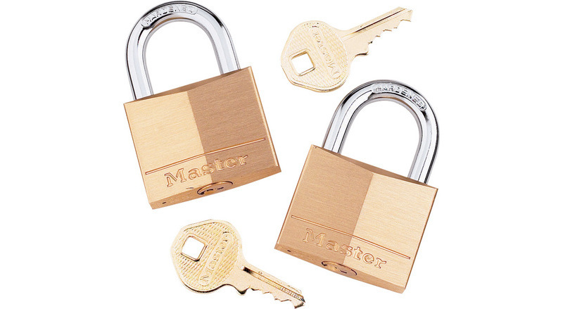 Master Lock 2-Pk. 1 9/16in. Solid Brass Padlocks, Model# 140T | Northern Tool