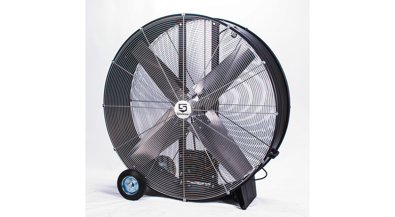 Strongway Open Motor Belt-Drive Drum Fan, 42in., 2/3 HP, 17,600 CFM ...