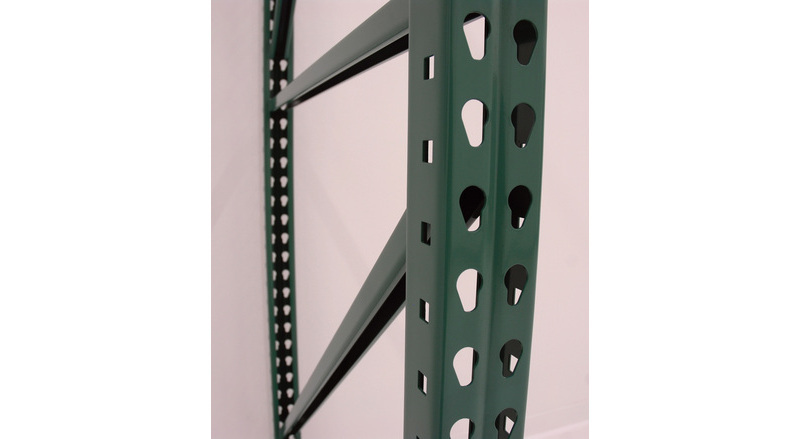 AK Industrial Teardrop Pallet Rack Frame, 42in.D x 144in.H, Model# AK ...