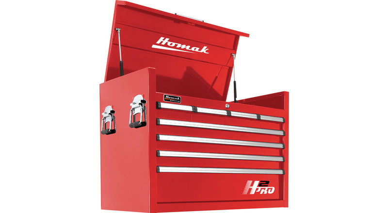 Homak H2PRO 36in. 8-Drawer Top Tool Chest — 35 1/4in.W x 21 3/4in.D x ...