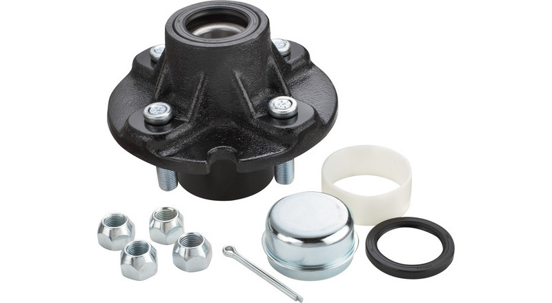 Ultra-Tow High Speed Trailer Hub, 4 on 4in., 1350-Lb. Capacity, Single ...