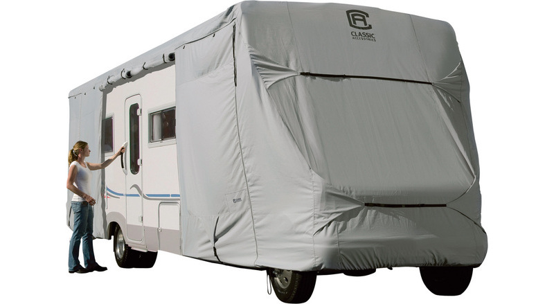 Classic Accessories OverDrive PermaPro Heavy-Duty RV Cover — Gray, Fits ...