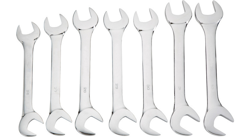 Klutch Angle Combination Wrench Set — 7-Pc., Metric | Northern Tool