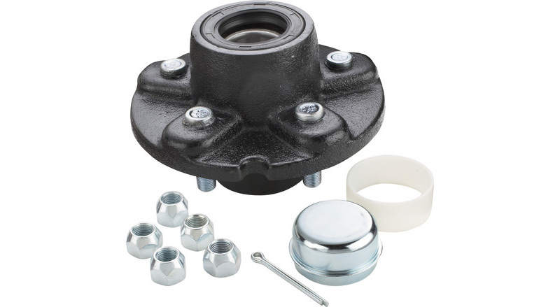 Ultra-Tow High Speed Trailer Hub, 5 on 4 1/2in., 1750-Lb. Capacity ...