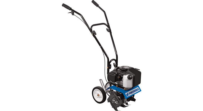 Powerhorse Mini Cultivator, 10in. Tilling Width, 43cc 2-Cycle Viper ...