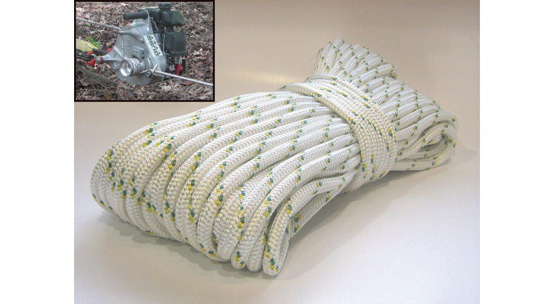 Portable Winch Low-Stretch Winch Rope, 3/8in. x 328ft., 4850-Lb. Min ...