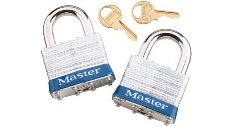 Master Lock 2-Pack of 1 9/16in. EX Series Shrouded Steel Keyed Alike ...