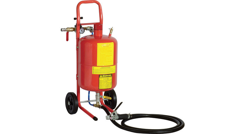 Allsource Roll-About Abrasive Pressure Blaster with Deadman Handle, 20 ...