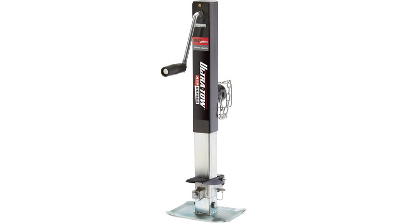Ultra-Tow XTP Fast-Action Square Tube Trailer Jack, 2000-Lb., Sidewind ...
