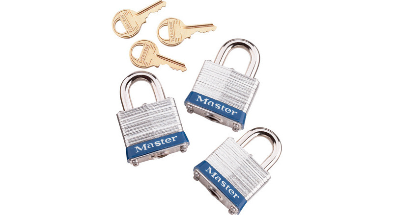 Master Lock 3-Pk. Keyed-Alike Padlocks, Model# 3TRILF | Northern Tool