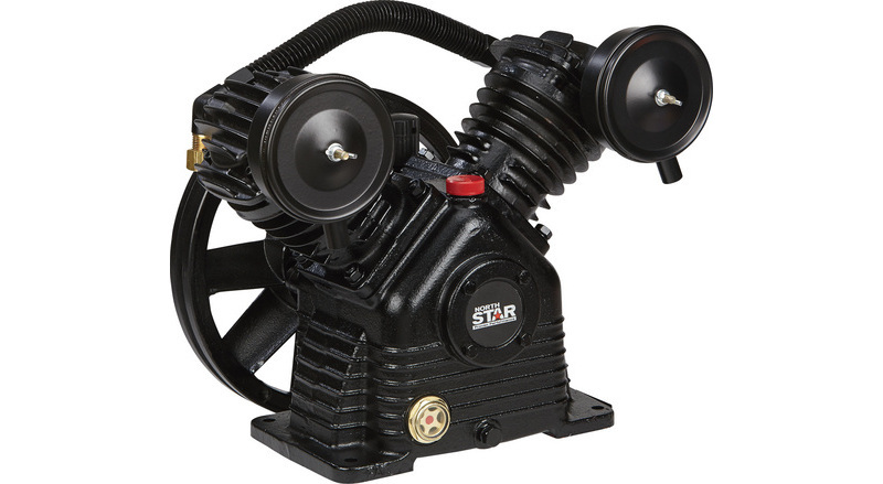 NorthStar Air Compressor Pump, 1-Stage, 2-Cylinder, 13.7 CFM @ 90 PSI ...