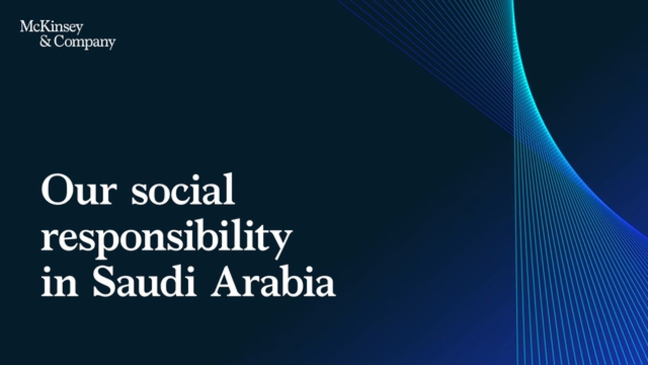 Riyadh Middle East Mckinsey Company