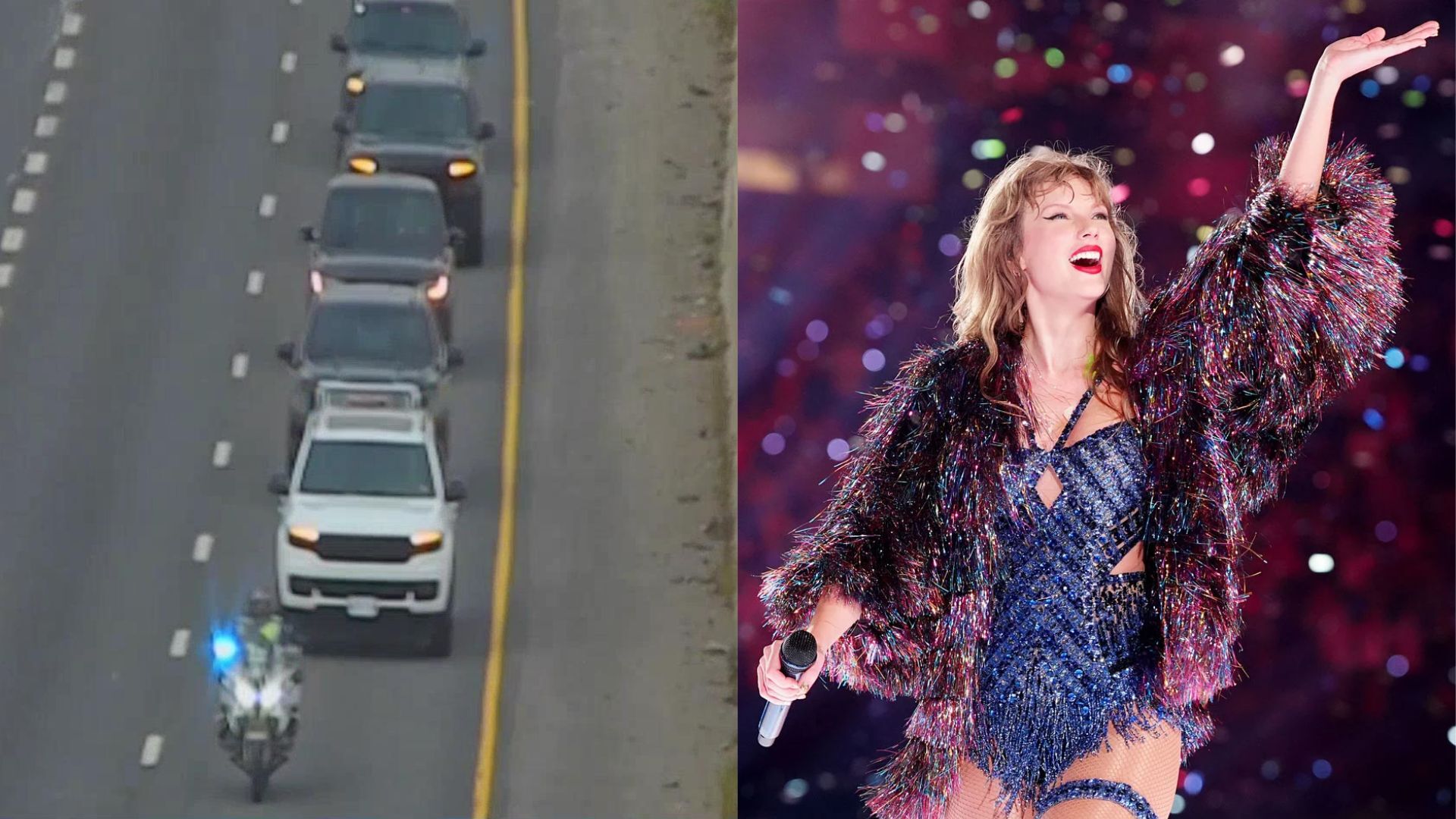 Taylor Swift just got a full police escort on the Gardiner Expressway ...