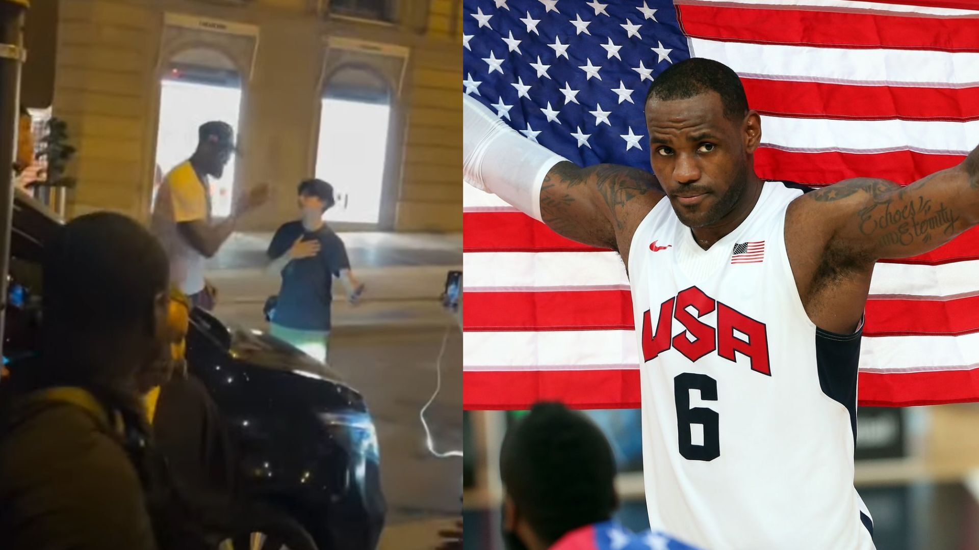 LeBron James is catching heat after this odd fan interaction ...