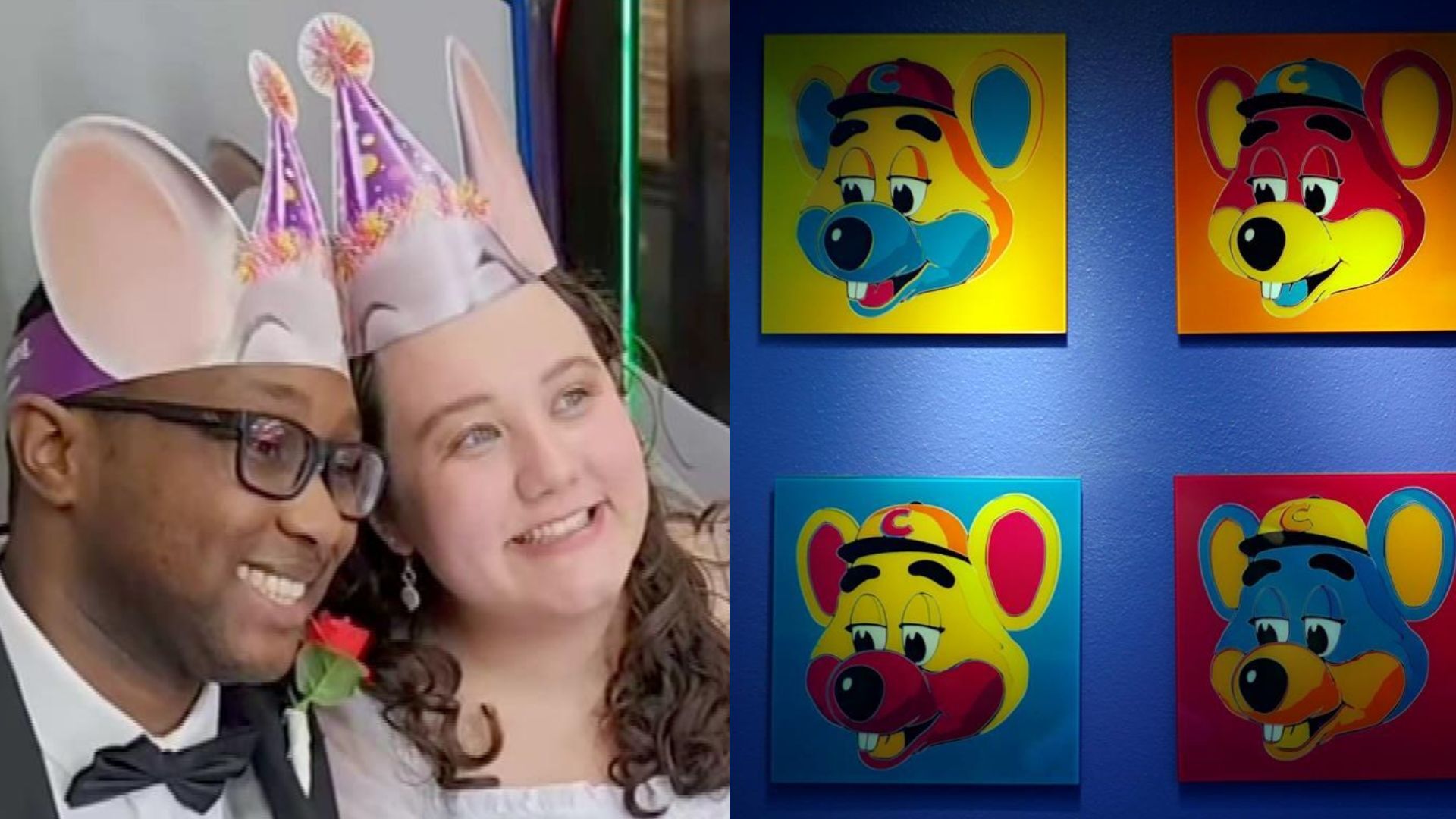 Getting married bright and early in the morning at Chuck E. Cheese ...