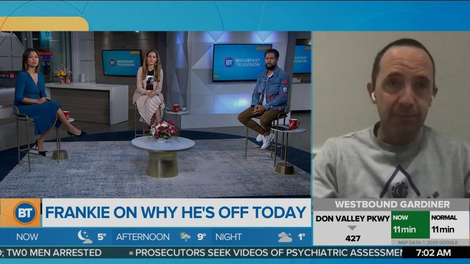 Frankie shares why he’s off of work right now – Breakfast Television