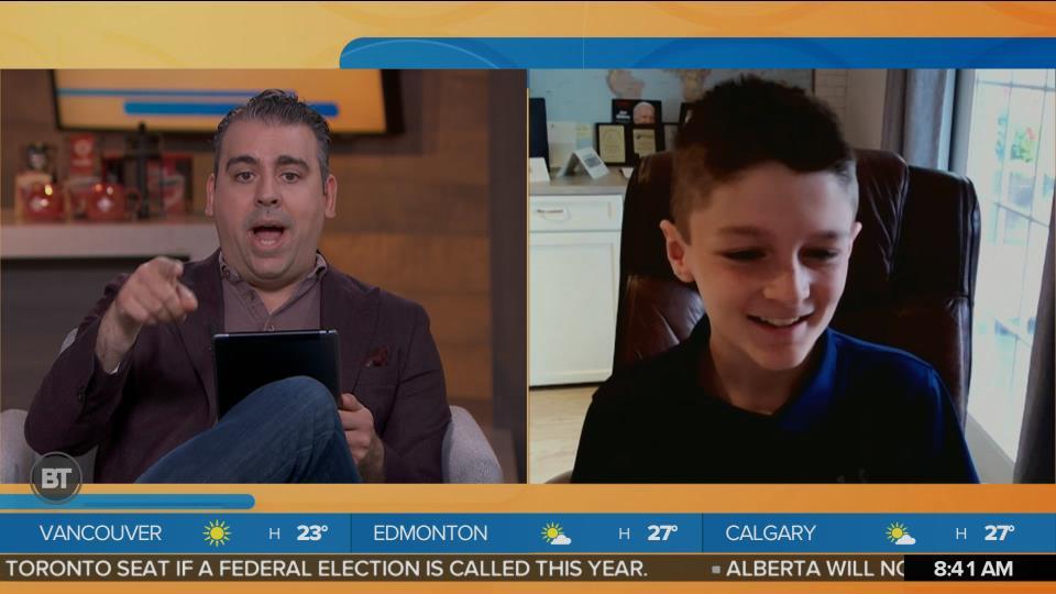 12-Year-Old Political Podcaster Wyatt Sharpe – Breakfast Television