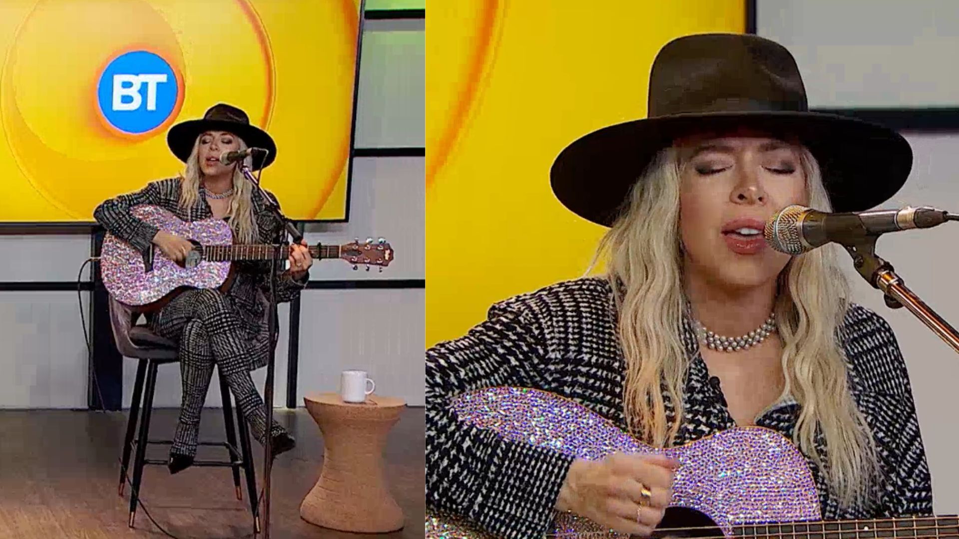 Canadian Country Singer MacKenzie Porter performs her new song “Easy to ...