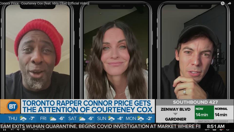 Toronto Rapper Connor Price Raps About Courteney Cox – Breakfast Television