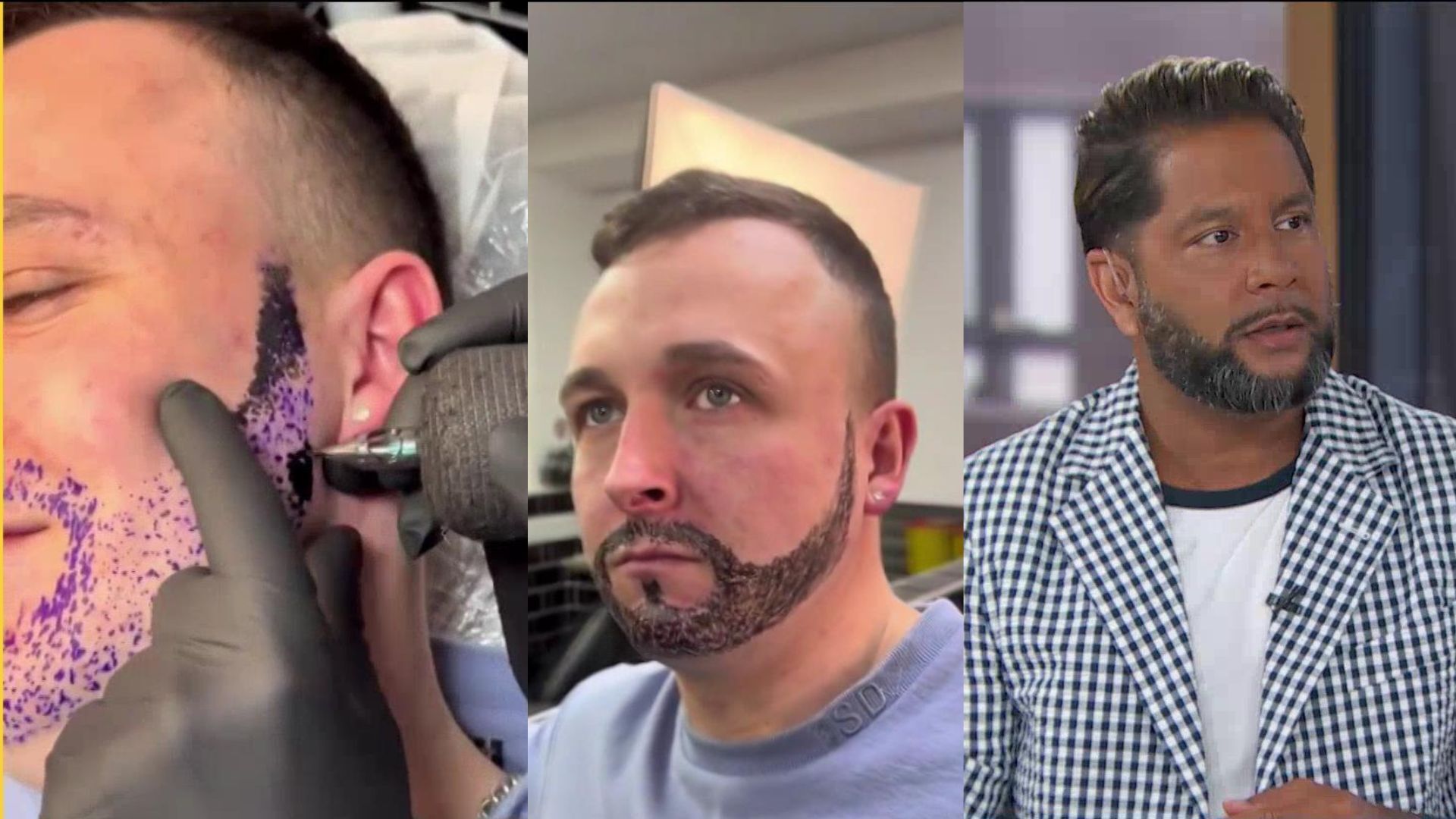 A man apparently got a legit beard tattoo on his face – Breakfast Television