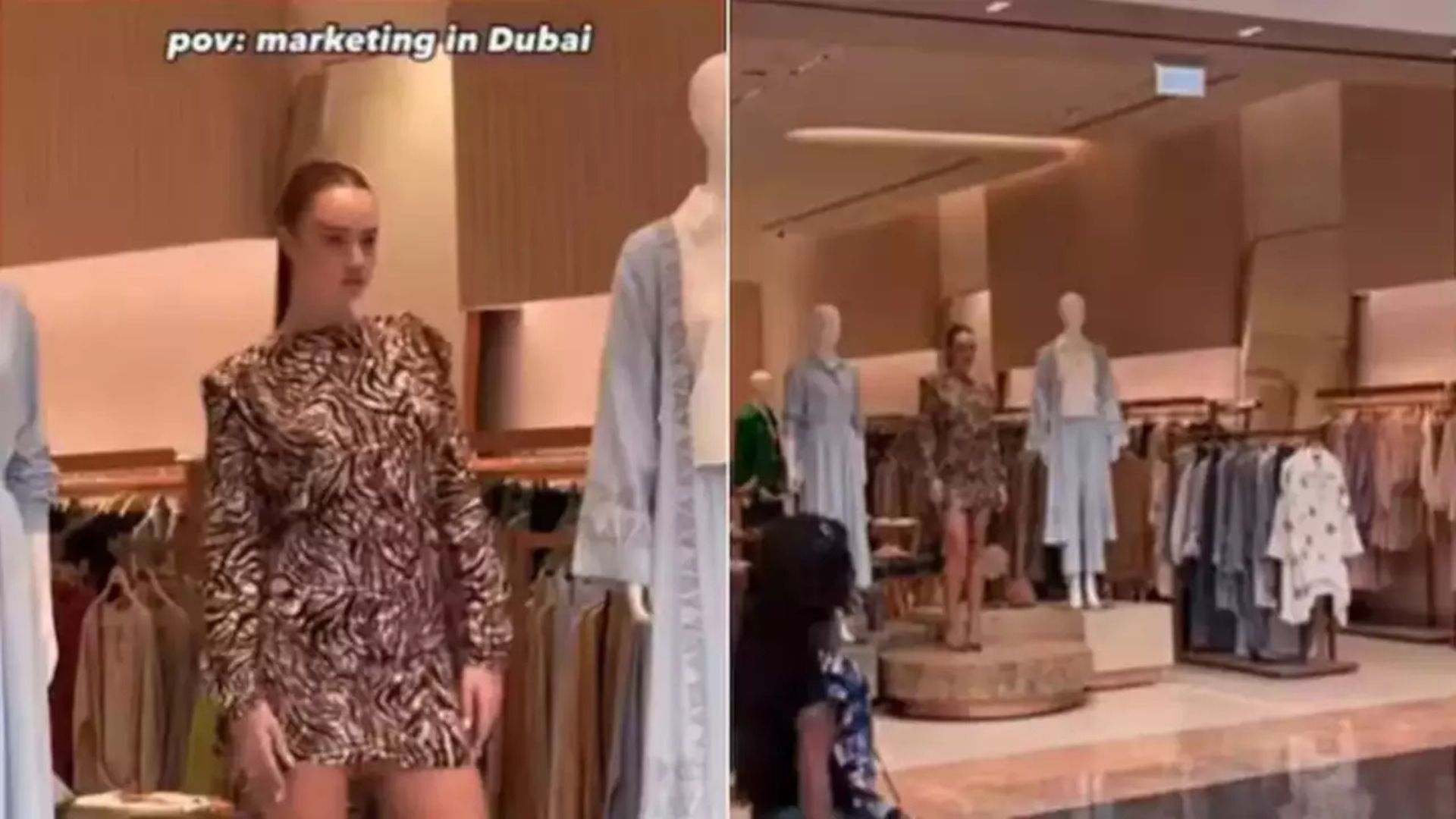 The newest trend in advertising clothing is… live mannequins ...
