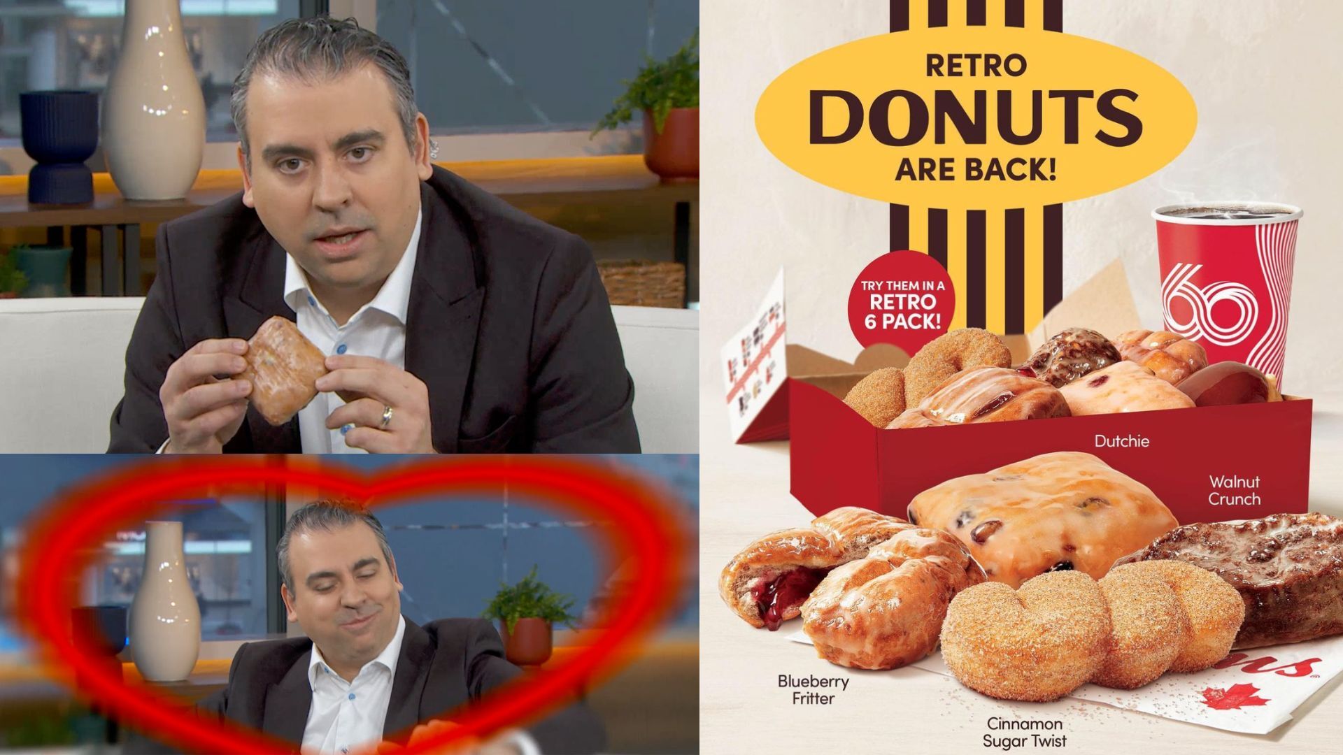 Sid just experienced a Tim Hortons Dutchie for the first time – Breakfast Television